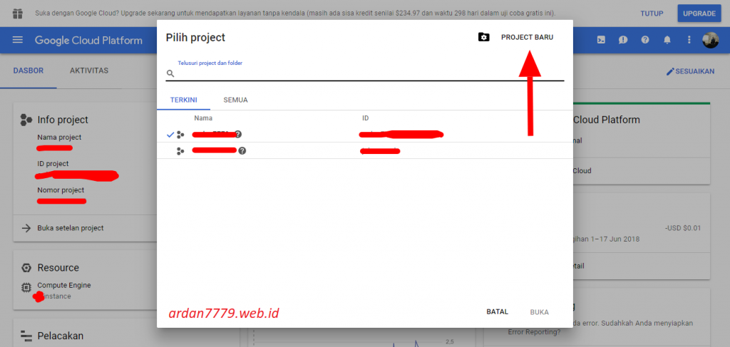 Cara Mudah Membuat Cloud Server GCP (Google Cloud Platform) dan ...