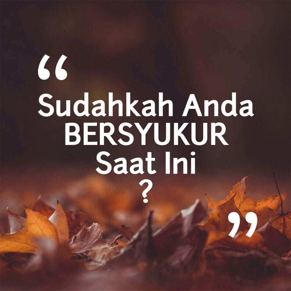 Sudahkah Anda Bersyukur Saat Ini..? | Ardan7779