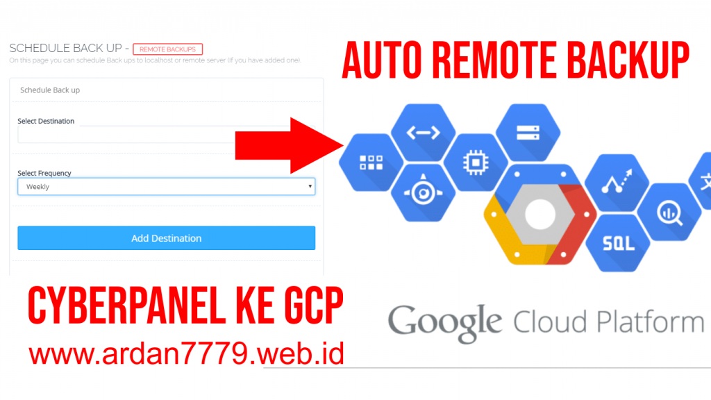Cara Auto Backup Cyberpanel ke GCP (Google Cloud Platform) | Ardan7779