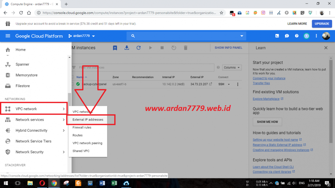 Cara Auto Backup Cyberpanel ke GCP (Google Cloud Platform) | Ardan7779